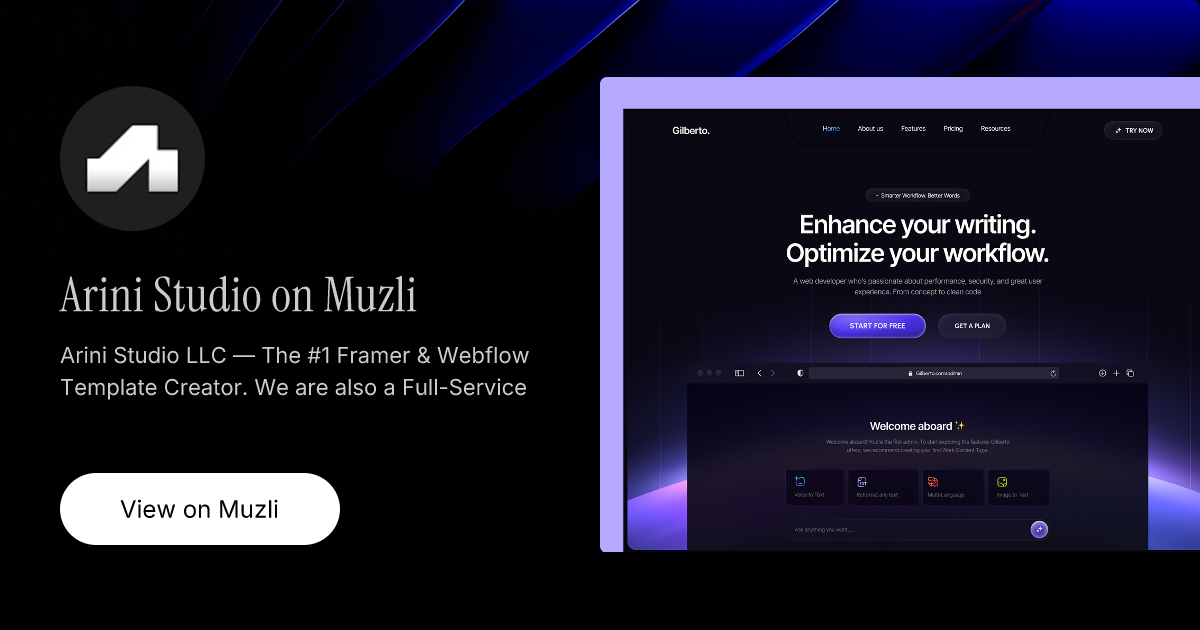 Arini Studio on Muzli