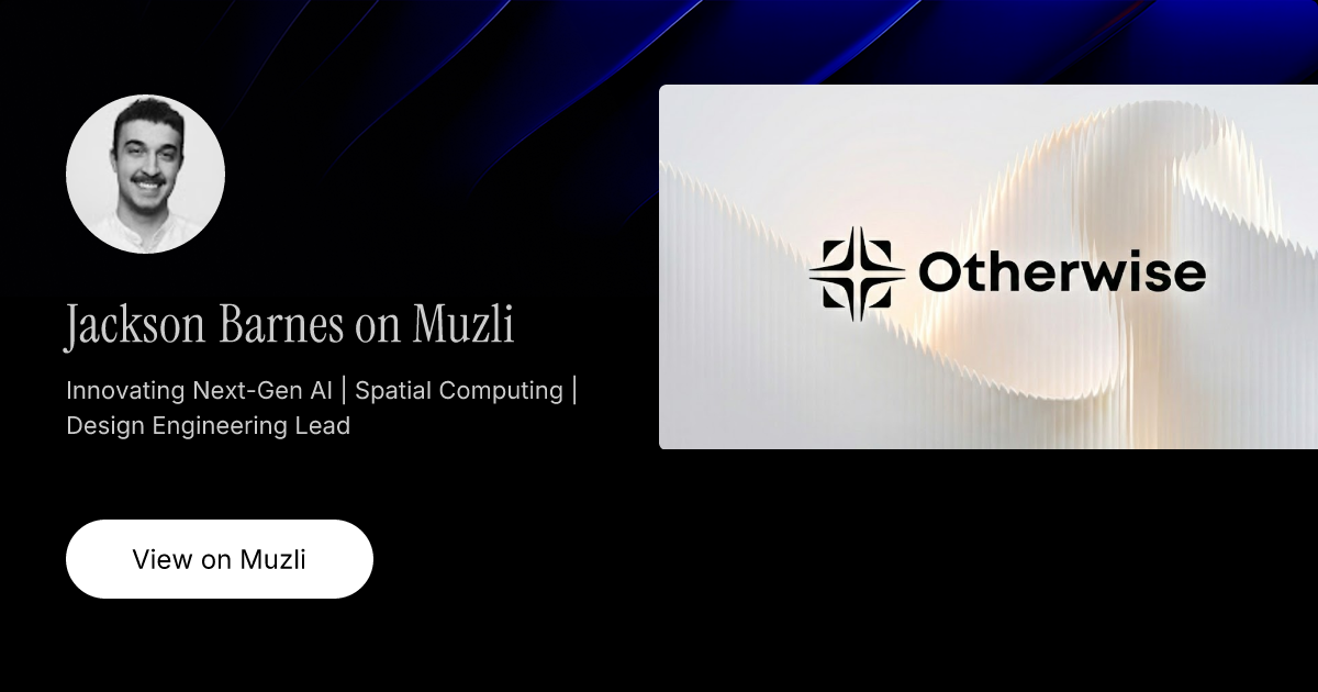 Jackson Barnes on Muzli