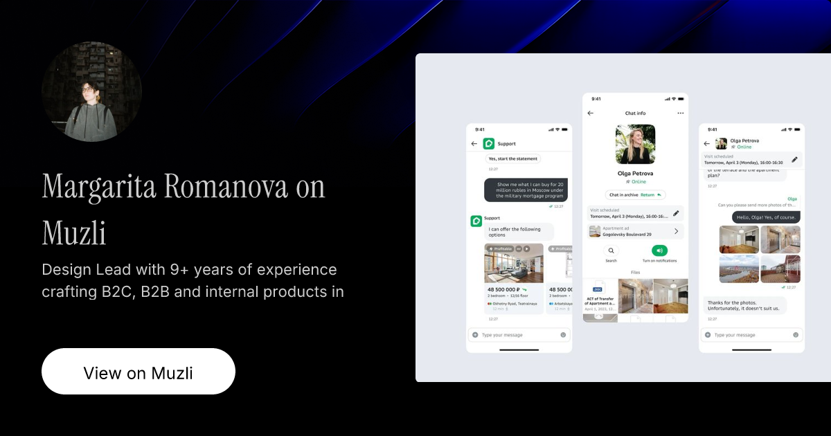 Margarita Romanova on Muzli