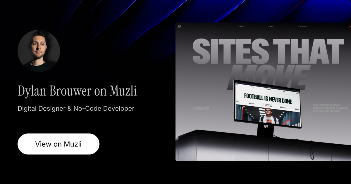 Dylan Brouwer on Muzli