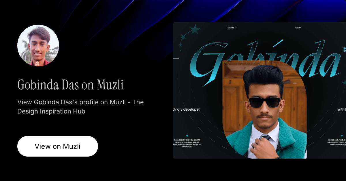 Gobinda Das on Muzli