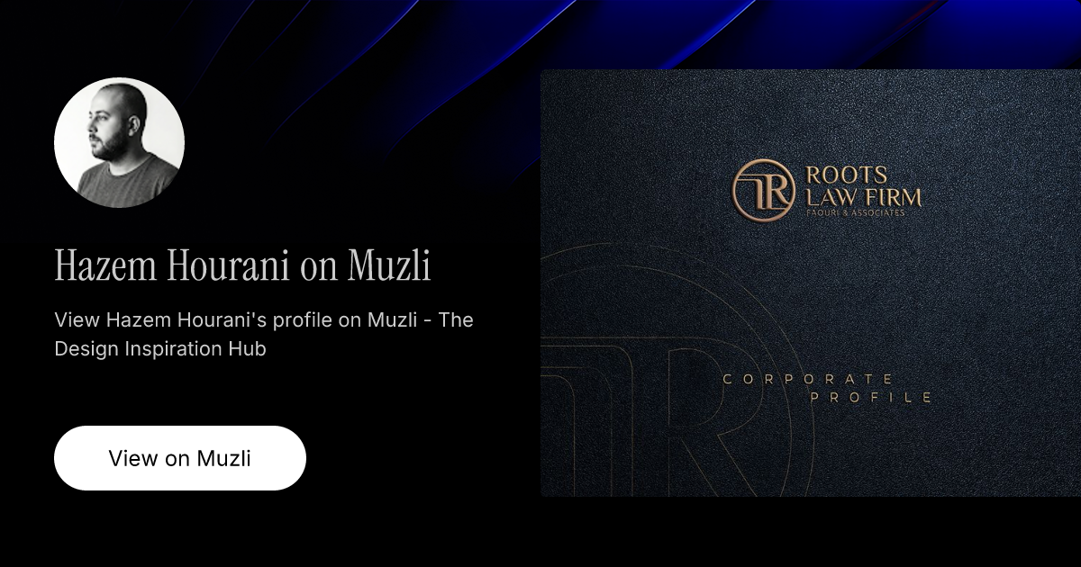 Hazem Hourani on Muzli