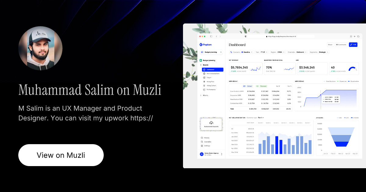 Muhammad Salim on Muzli
