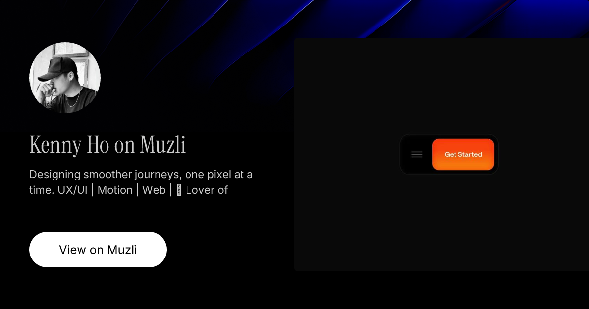 Kenny Ho on Muzli