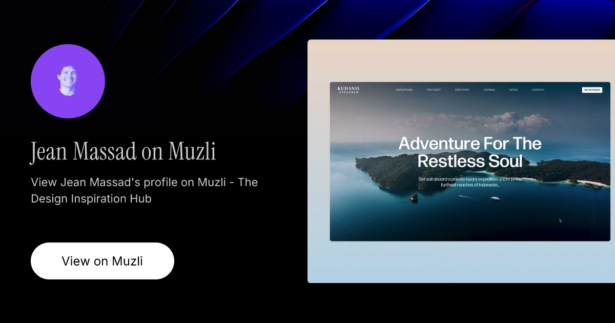 Jean Massad on Muzli