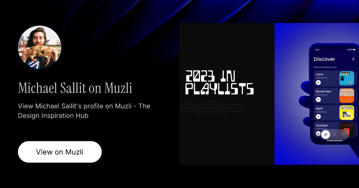 Michael Sallit on Muzli