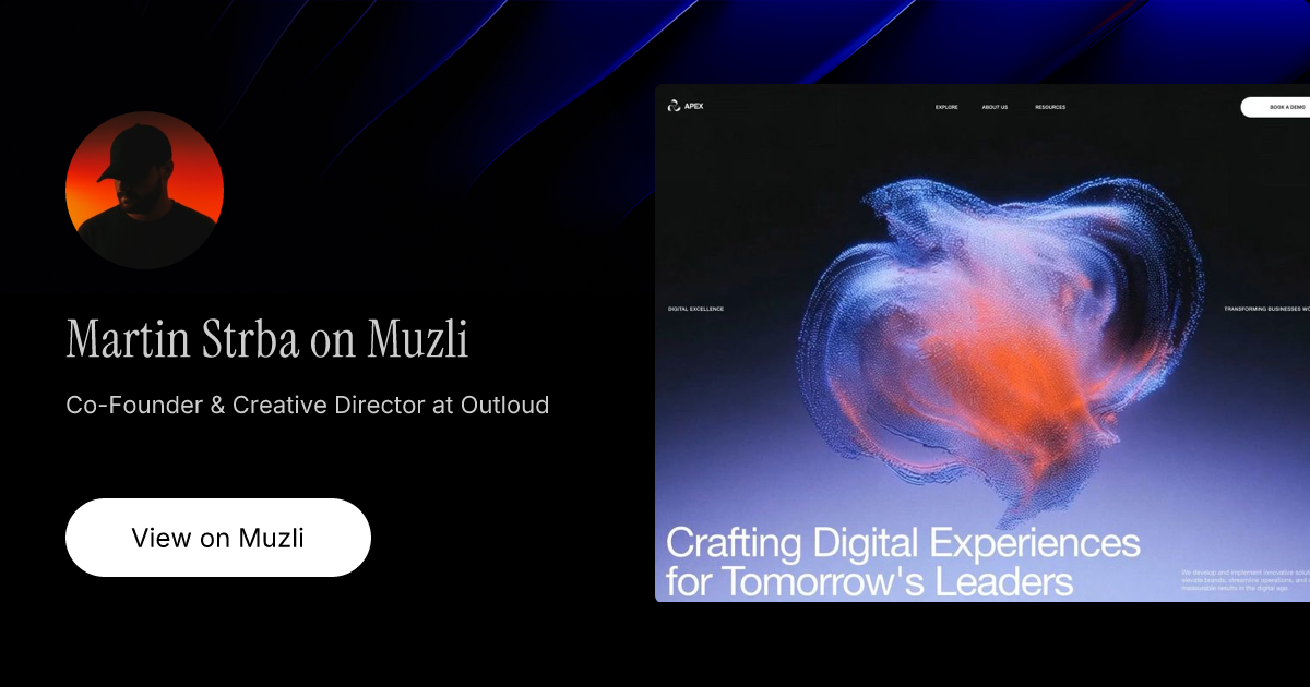 Martin Strba on Muzli