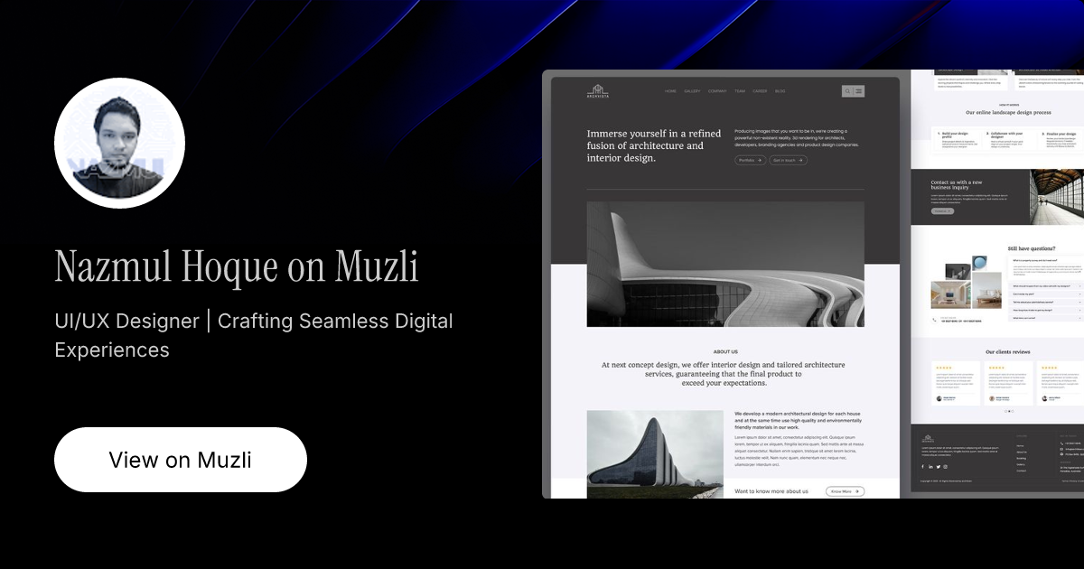 Nazmul Hoque on Muzli