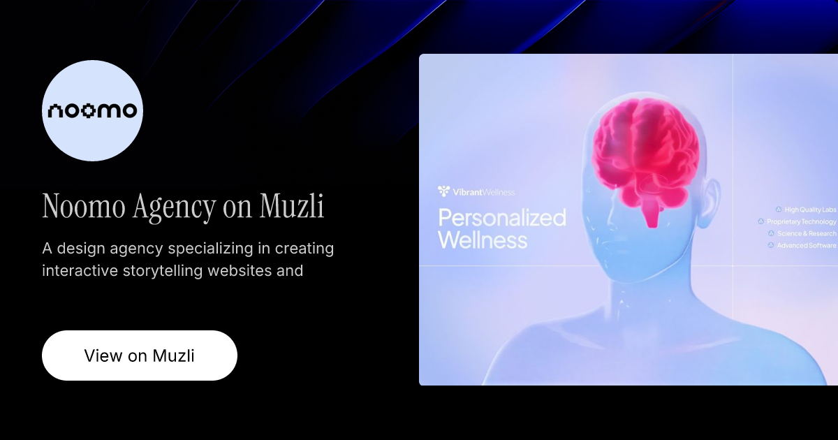 Noomo Agency on Muzli