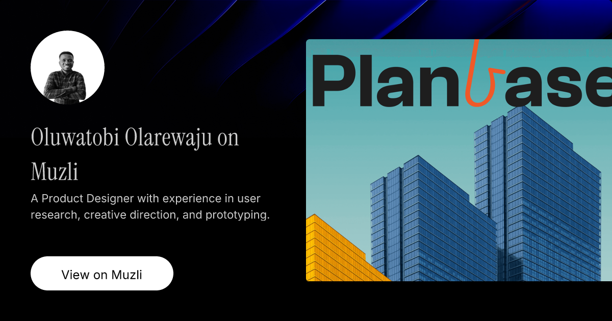 Oluwatobi Olarewaju on Muzli