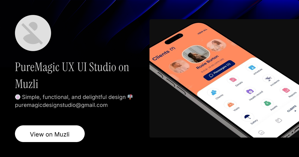 PureMagic UX UI Studio on Muzli