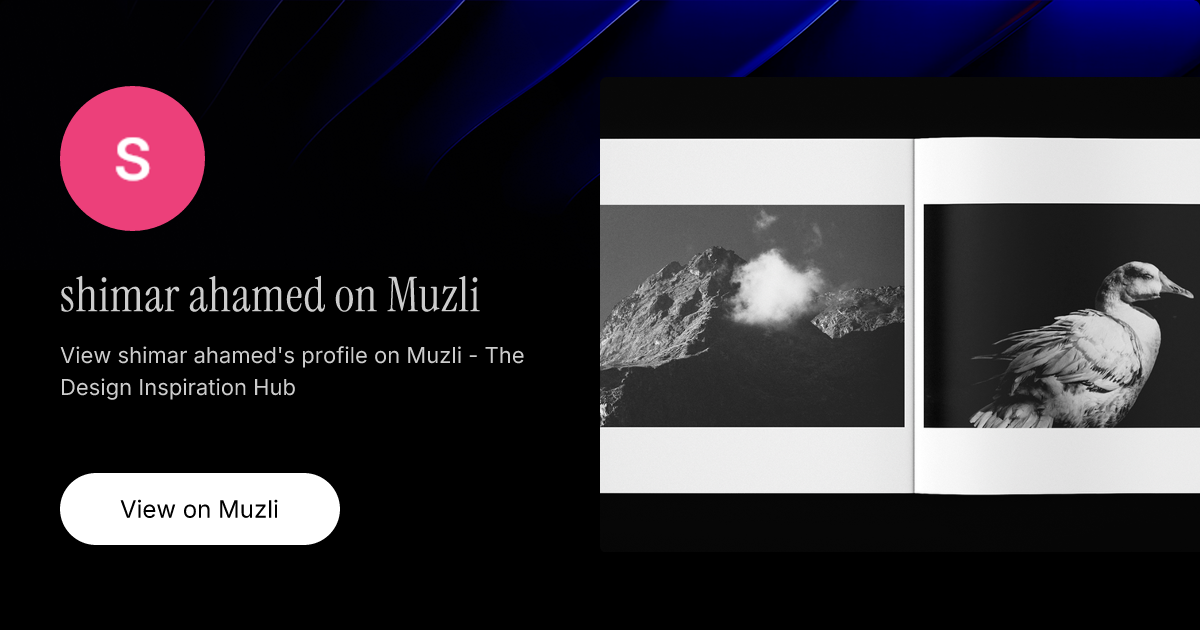shimar ahamed on Muzli