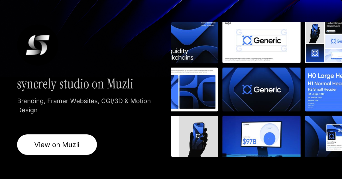 syncrely studio on Muzli