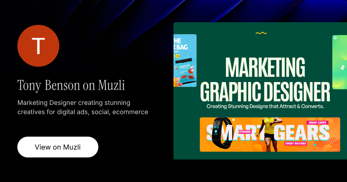 Tony Benson on Muzli